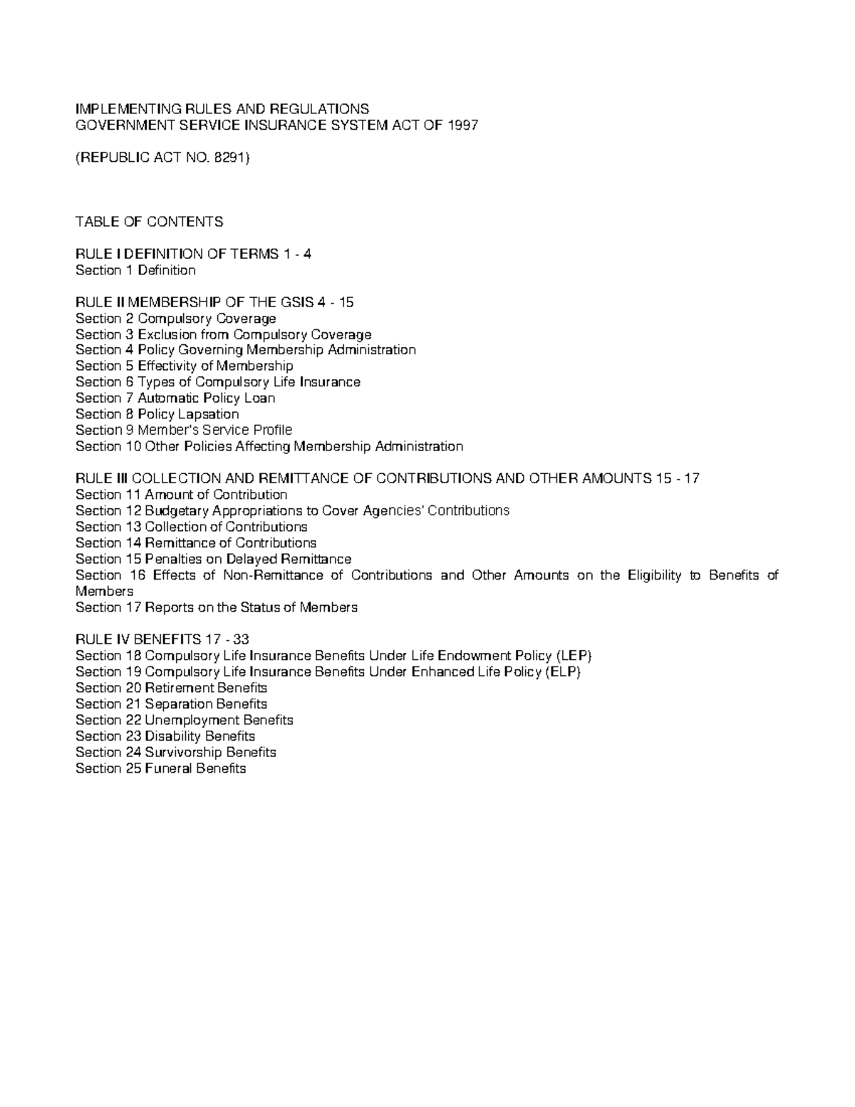 2014 0414- Implementing Rules AND Regulations RA8291 - IMPLEMENTING ...