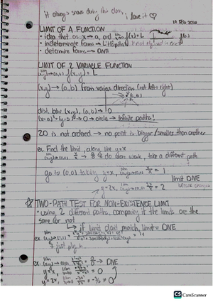 Two path test limits - The two-path method In this note we review the ...