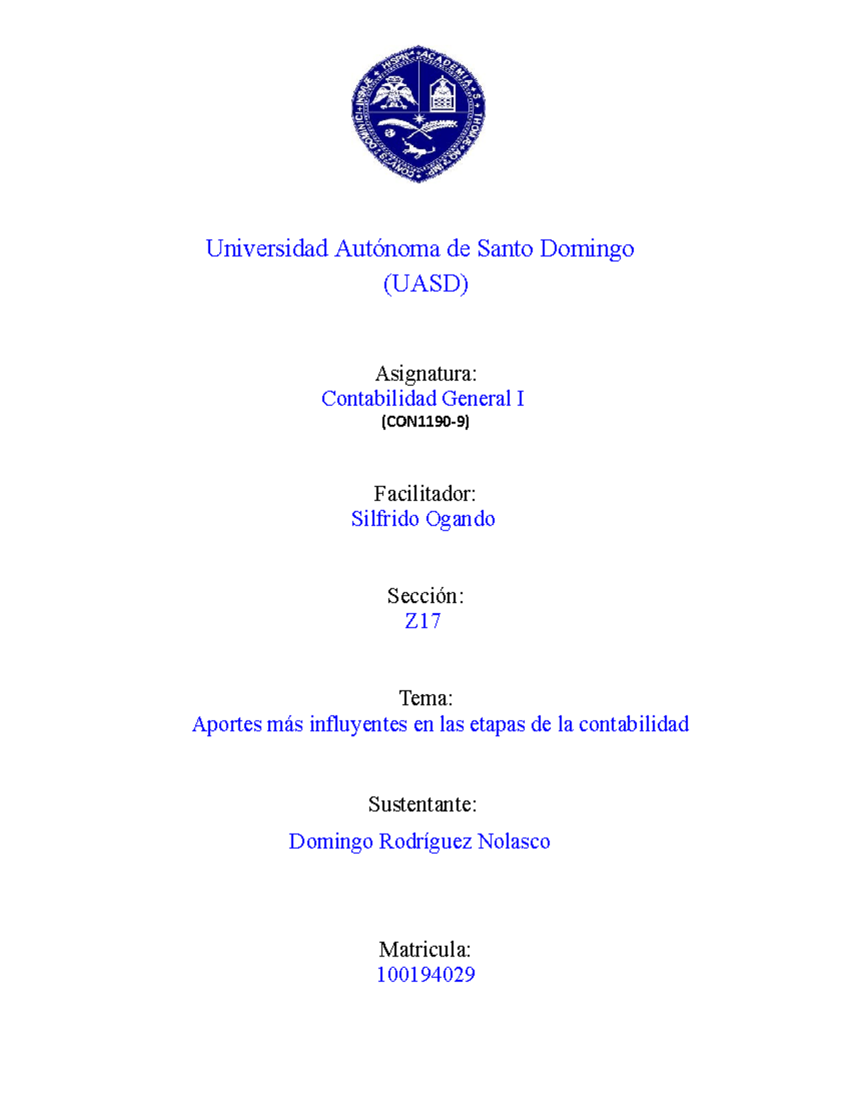 Universidad Autónoma de Santo Domingo - Universidad Autónoma de Santo ...