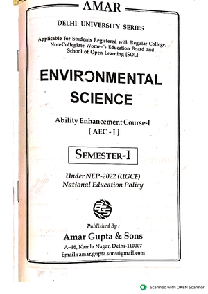 Water pollution - Summary BSc. life sciences - Water pollution Water ...