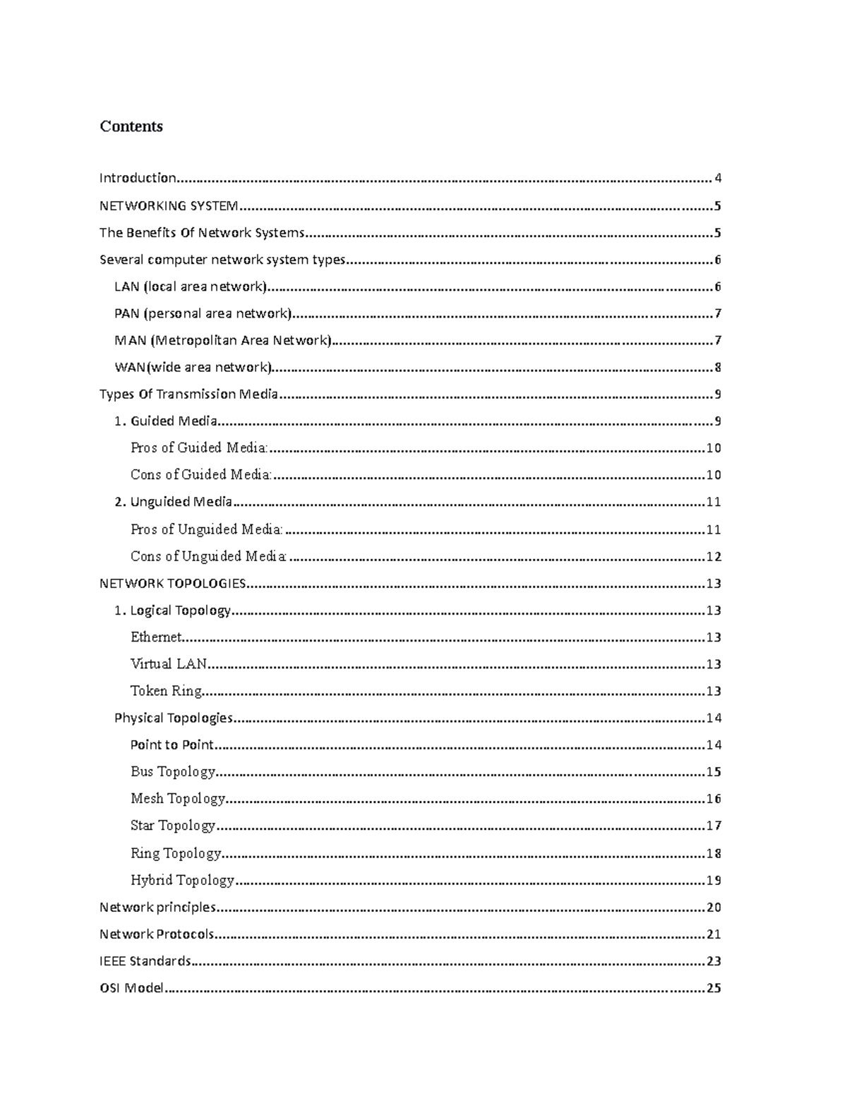 Contents net - Summary HND in Computing - Contents - Studocu