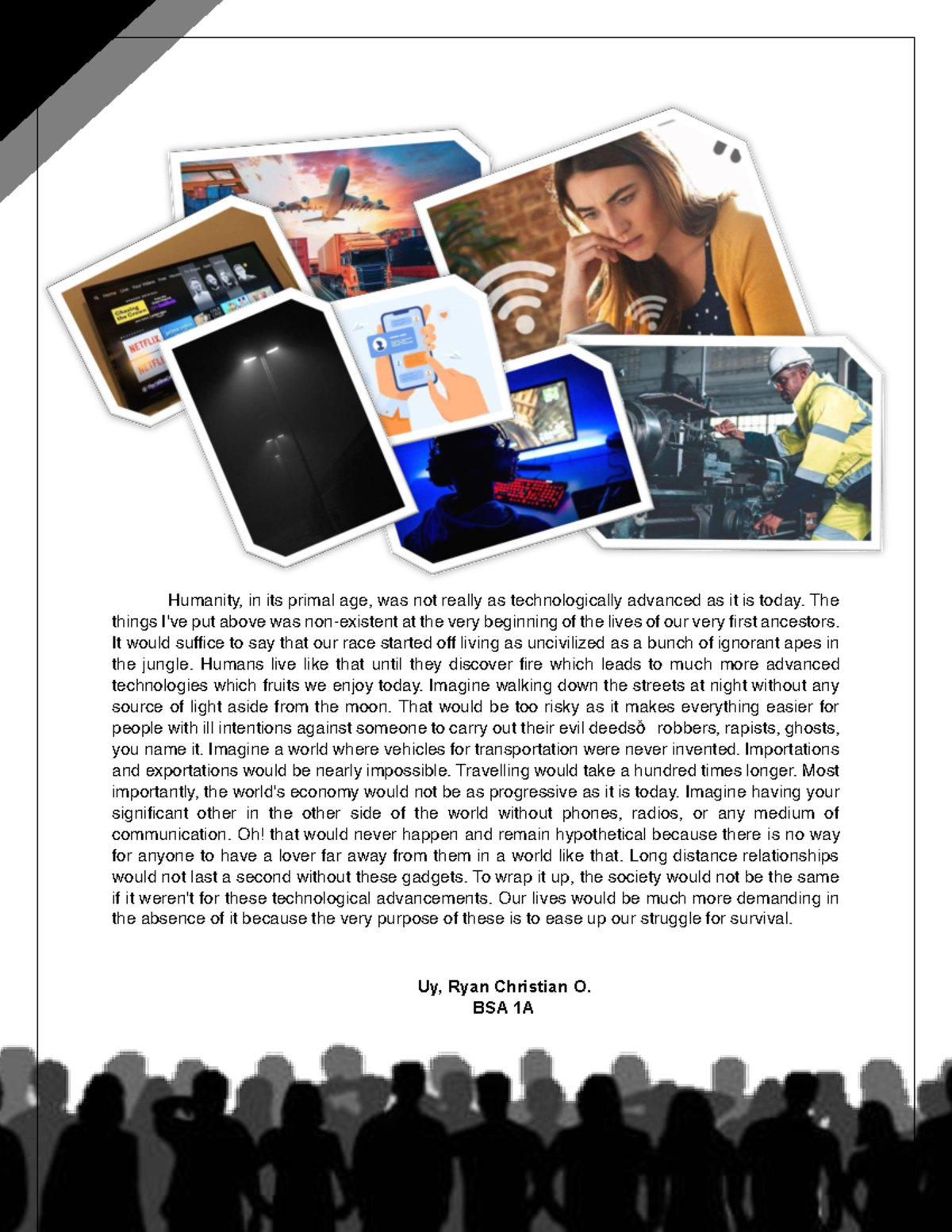 Humanity - The things I've put above was non-existent at the very ...