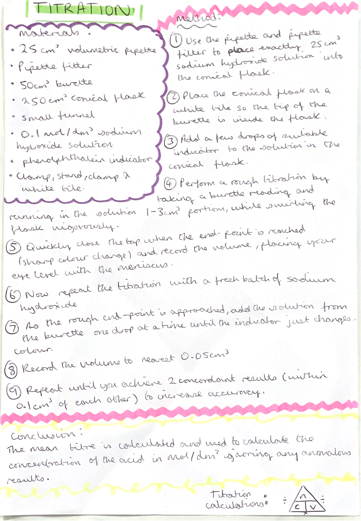 CHEMISTRY REQUIRED PRACTICALS - Studocu