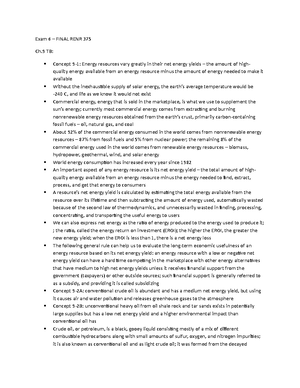 Summary - complete - Exam 3 study guide - Exam 3 – Chapter 3 TB ...