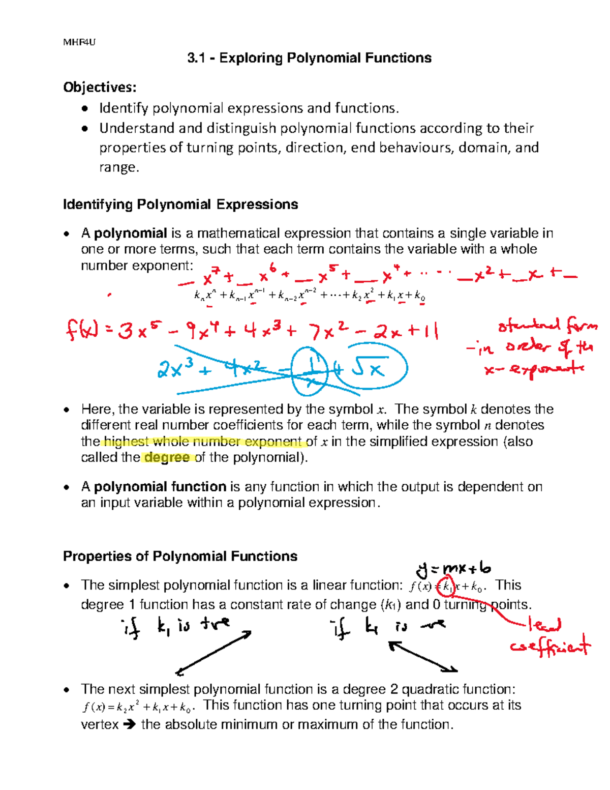 Exploring Polynominals - 2018 - 3 - Exploring Polynomial Functions ...