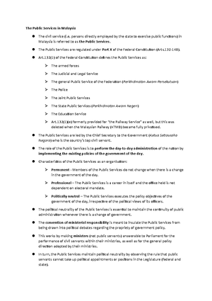 Tutorial 5 The Federal Constitution Of Malaysia Malay Perlembagaan