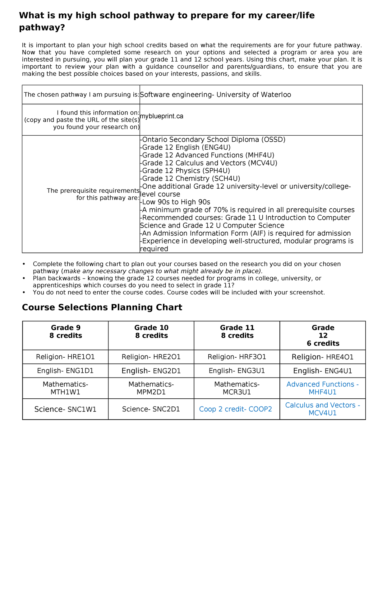 5.1- Preparing for My Pathway - What is my high school pathway to ...