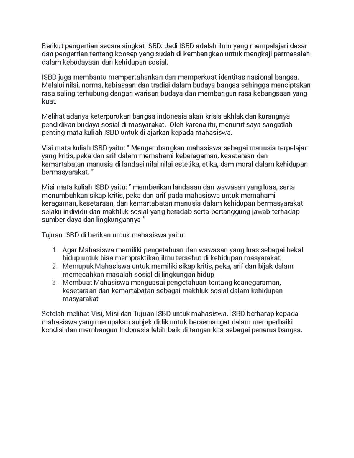 Berikut pengertian secara singkat ISBD - Jadi ISBD adalah ilmu yang ...