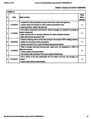 Reflexive diary rubric 11th grade - Class: English 11 th grade Teacher ...