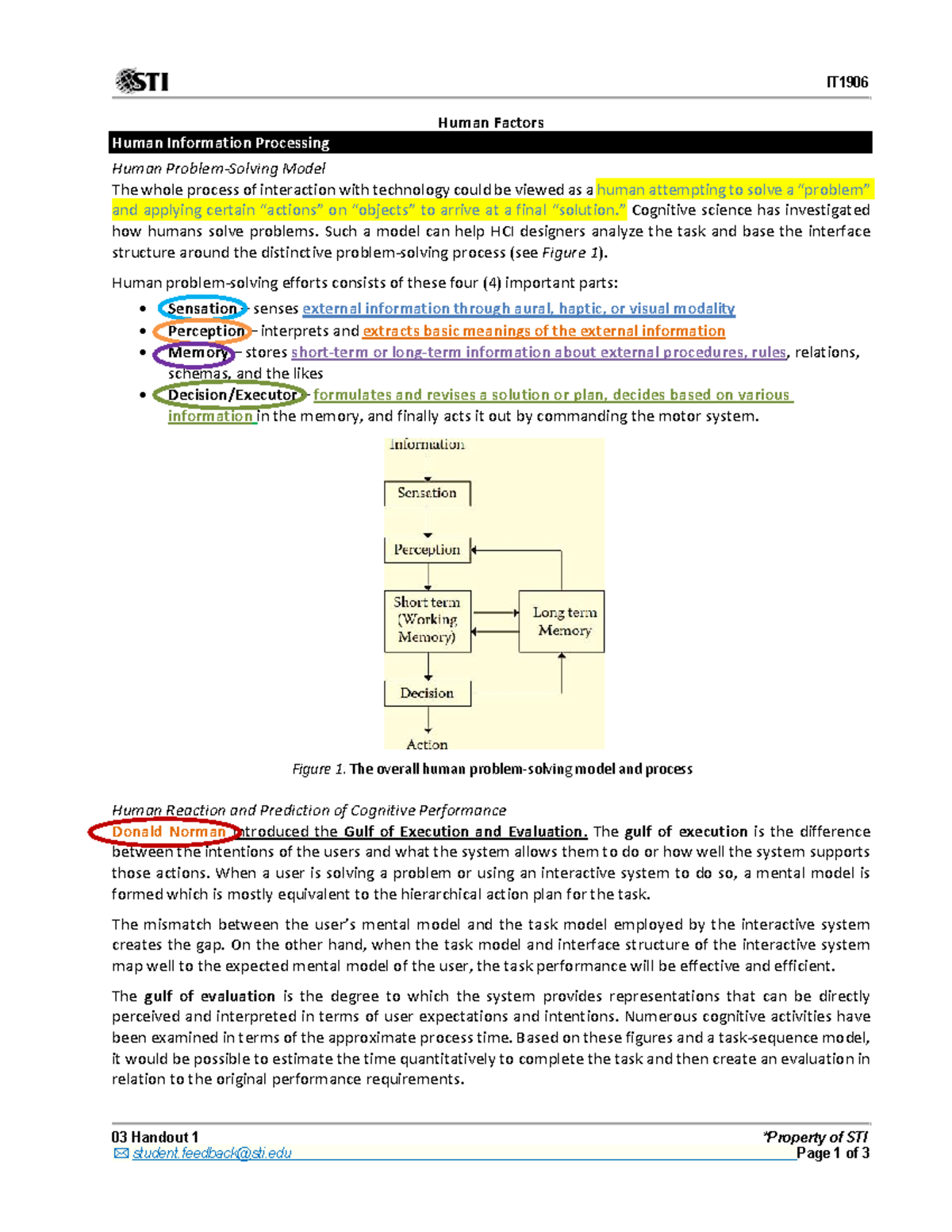 HCI reviewer - IT 03 Handout 1 *Property of STI student@sti Page 1 of 3 ...