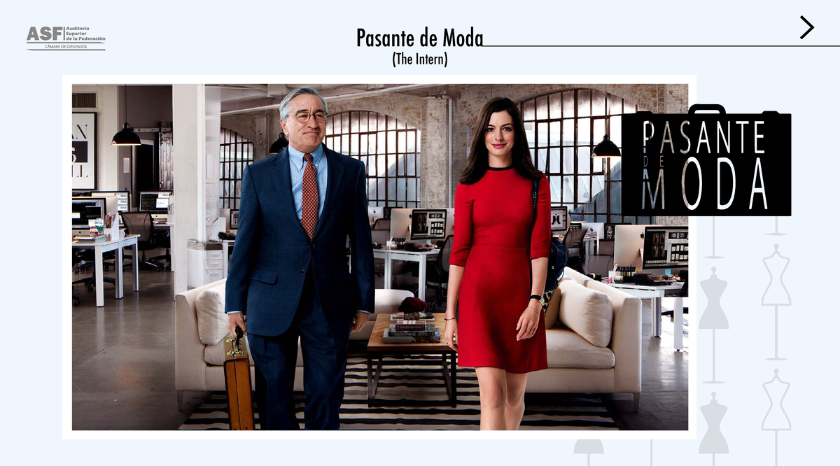 Dossier Pasante DE MODA - Pasante de ModaPasante de Moda (The Intern) P ...