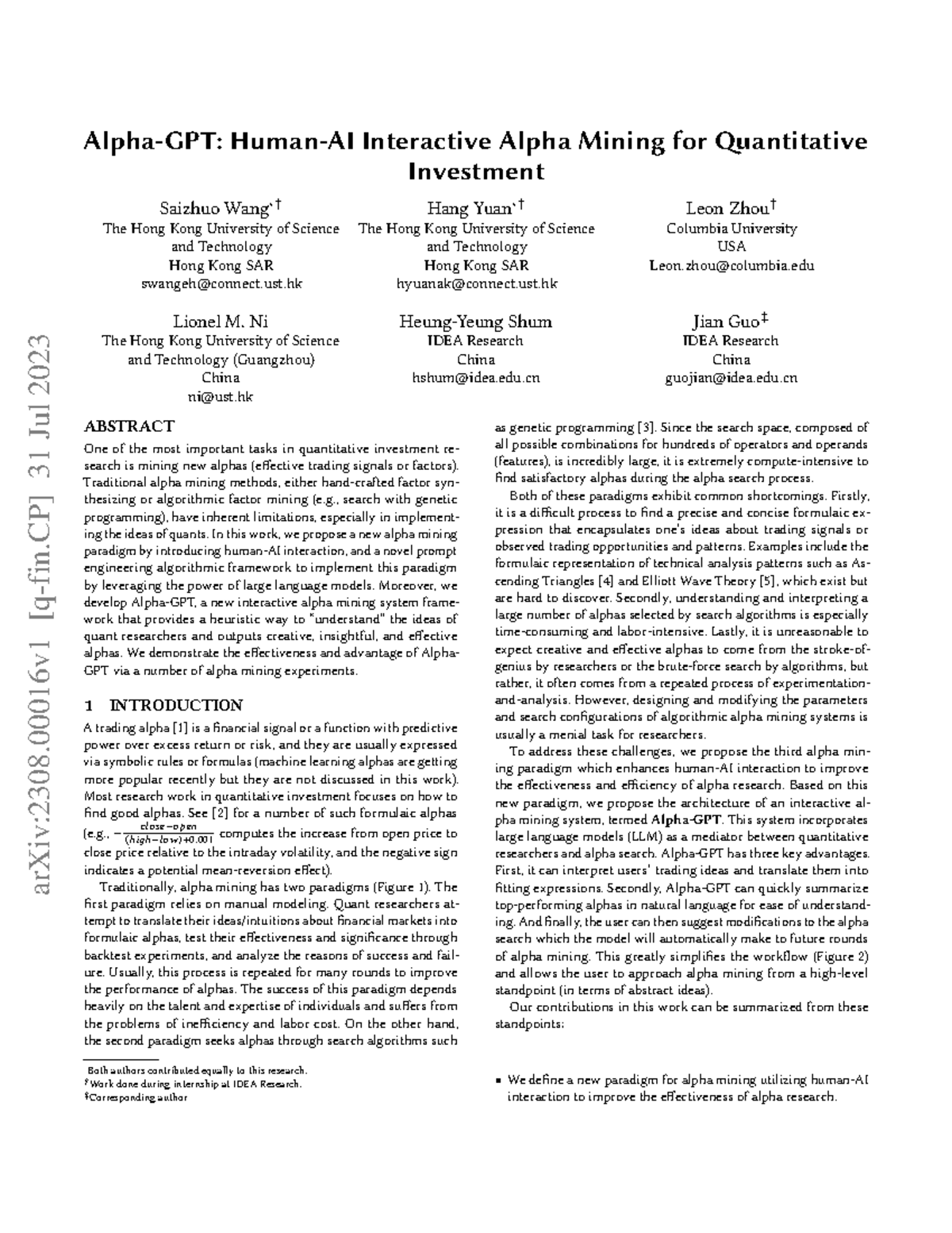 2. Alpha GPT - Nope - Alpha-GPT: Human-AI Interactive Alpha Mining for ...