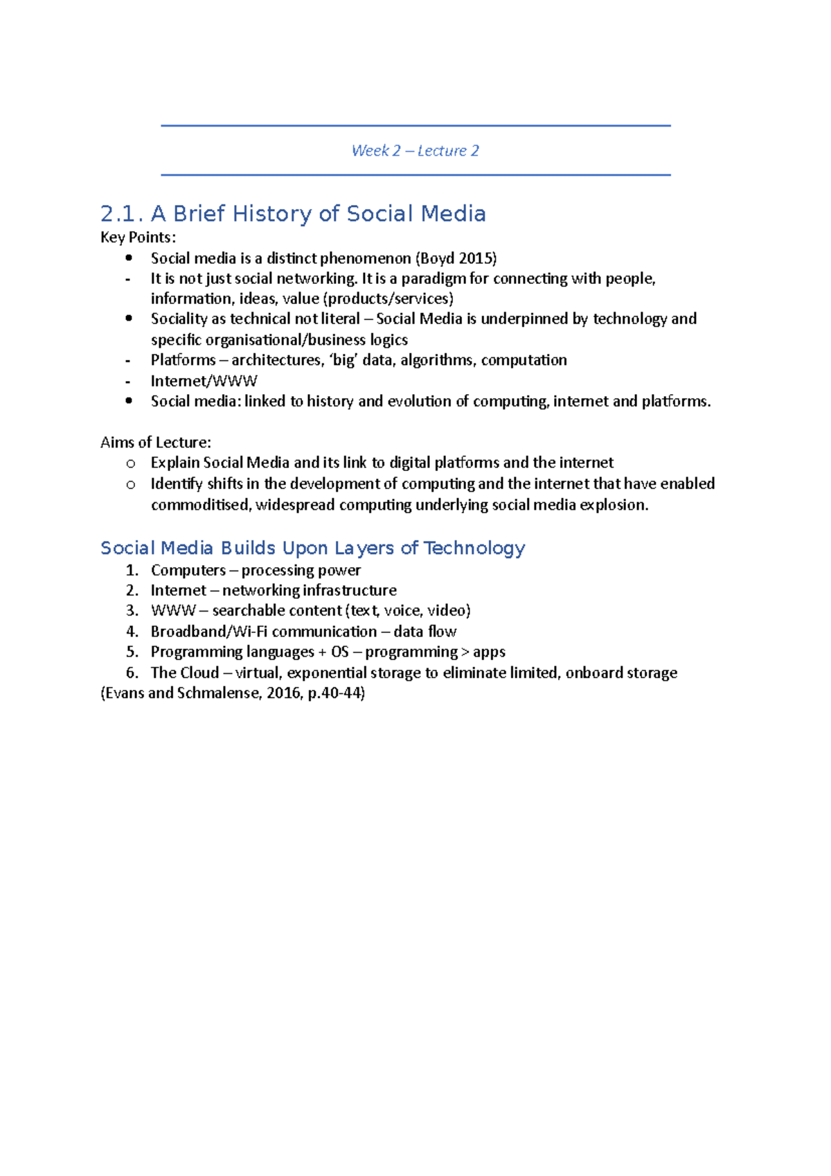 Week 2 - Lecture 2 - Brief History of Social Media taught by Dr. Atta ...