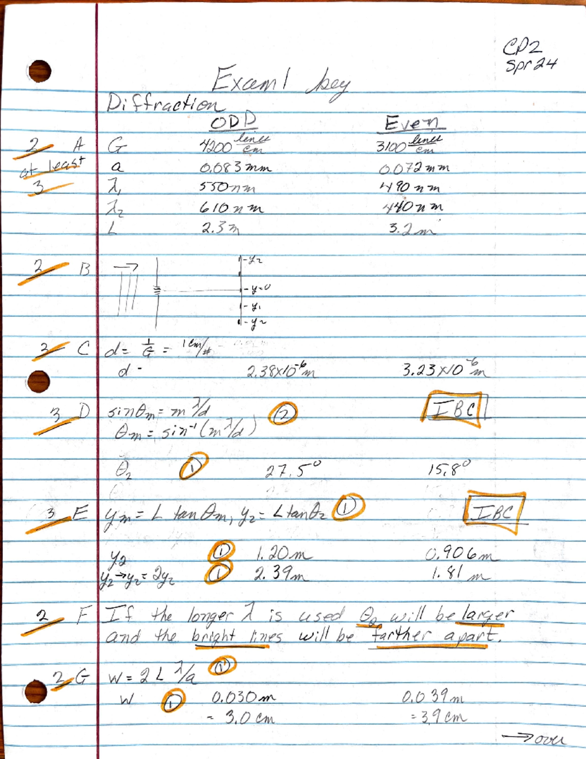 Exam 1 key for CP2 Exam 1 - PHYS 2033 - Studocu