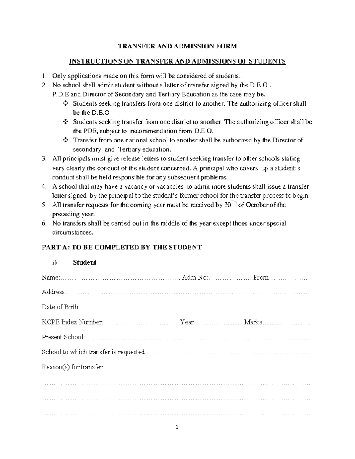 Transfer Letter - Entrepreneurship - Studocu