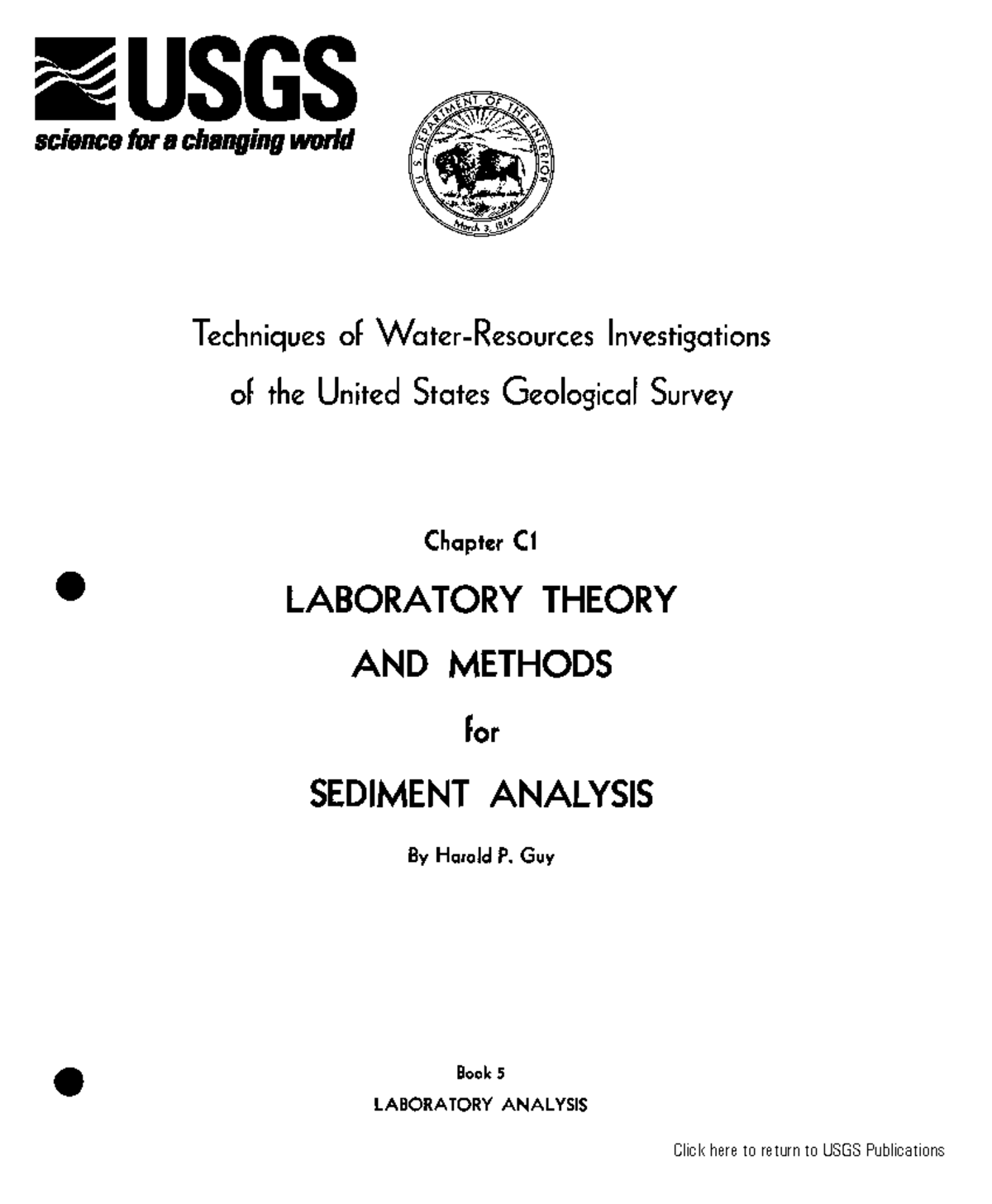 Seive analysis - Techniques of Water-Resources Investigations of the ...