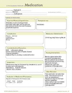 Pharm ATI Notes - CARDIOVASCULAR DRUGS Renin- angiotensin aldosterone ...