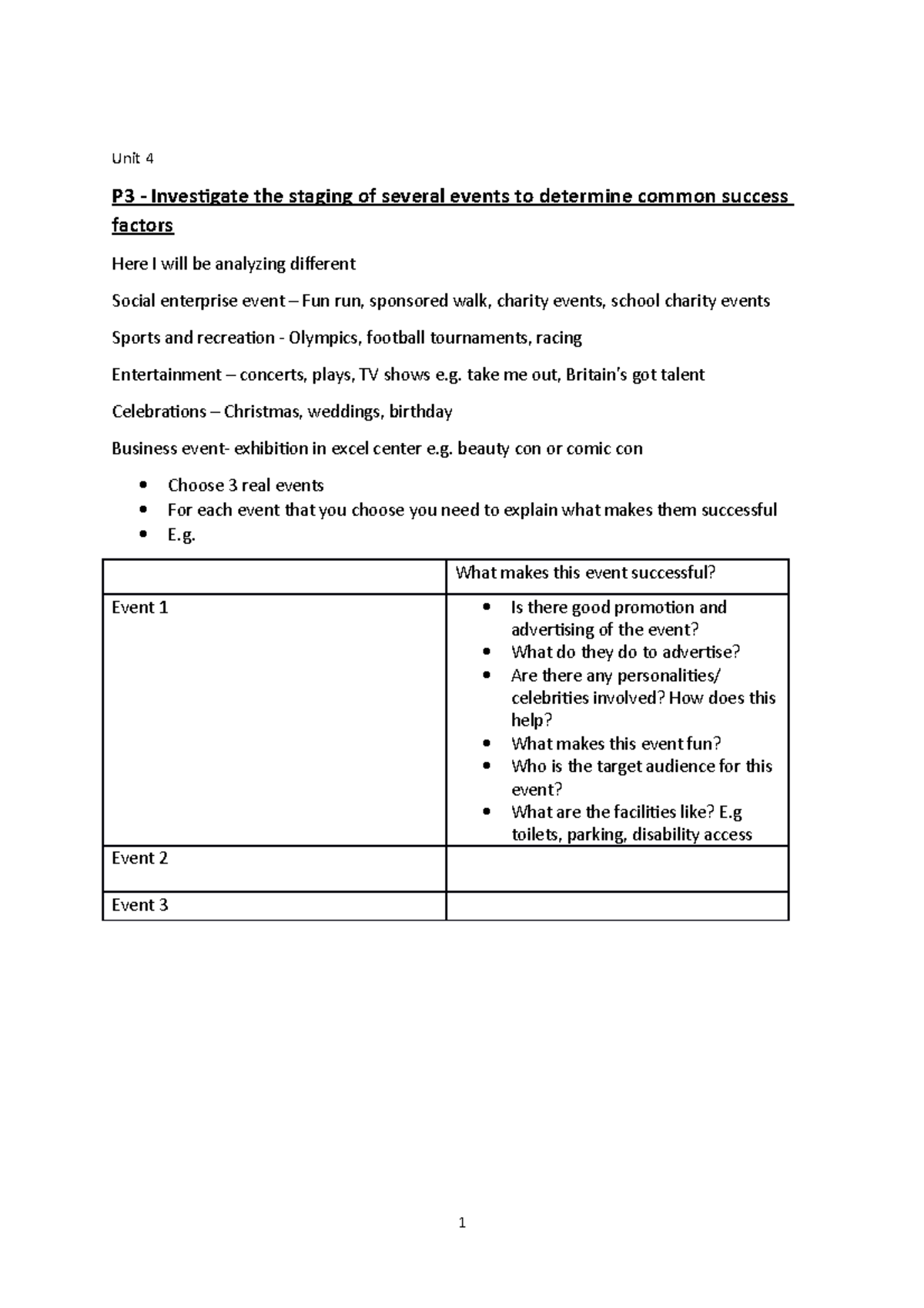 Unit 4 Learning Aim B Writing Frames - Unit 4 P3 - Investigate the ...