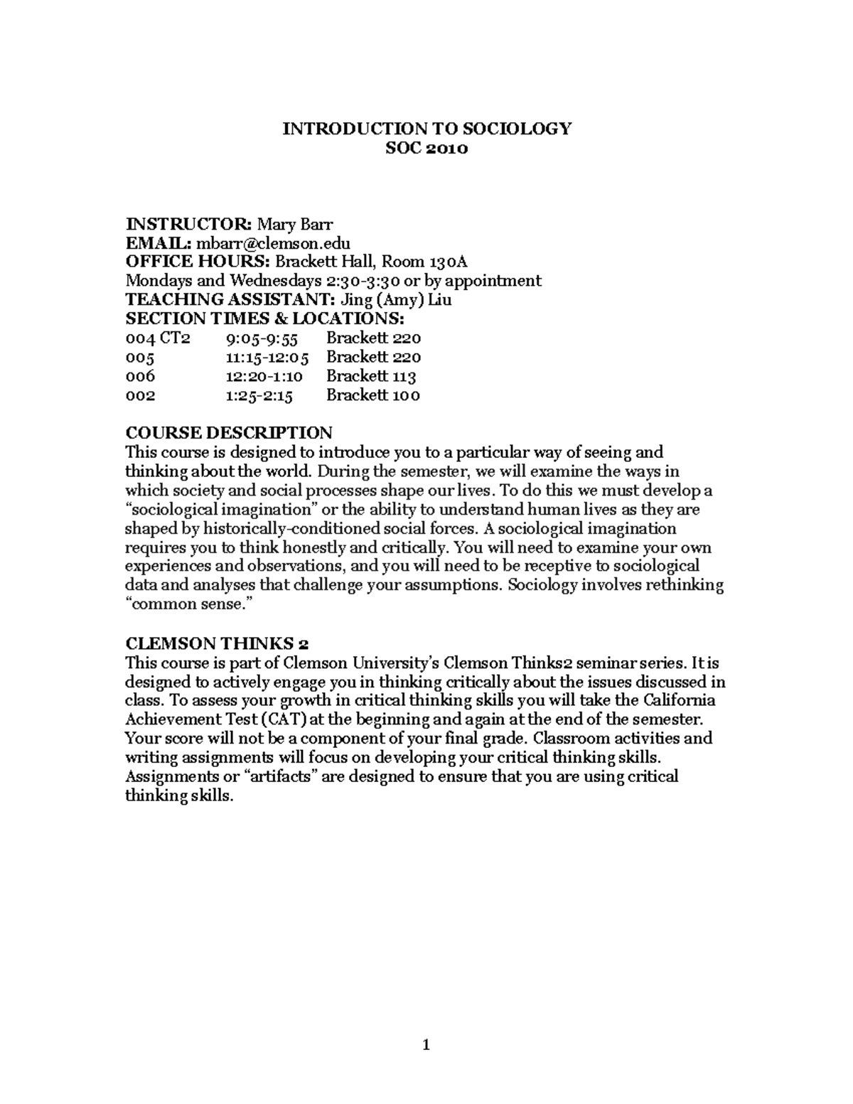 Soc2010 intro pdf - Basic syllabus with coursework requirements ...