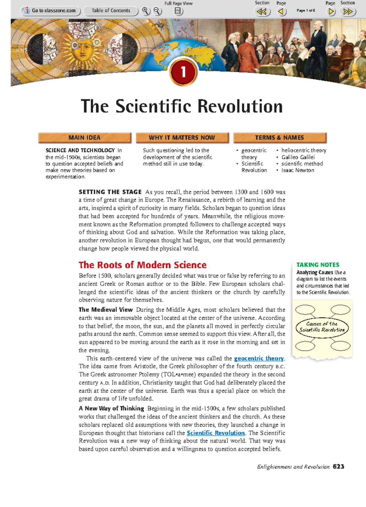 Chapter+22+-+Enlightenment+and+Revolution - Analyzing Causes Use a ...