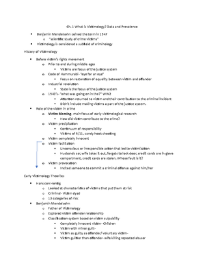 Chapter 2 Theories of victimization - Chapter 2: Extent, theories and ...