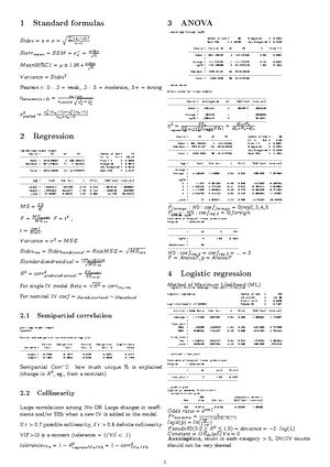 PSYU3349 Cheat Sheet - Stata commands and definitions - STATA Commands Regression: Simple ...