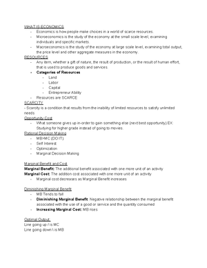 Econ - Notes - Textbook: Microeconomics, 8th updated edition by Hubbard ...