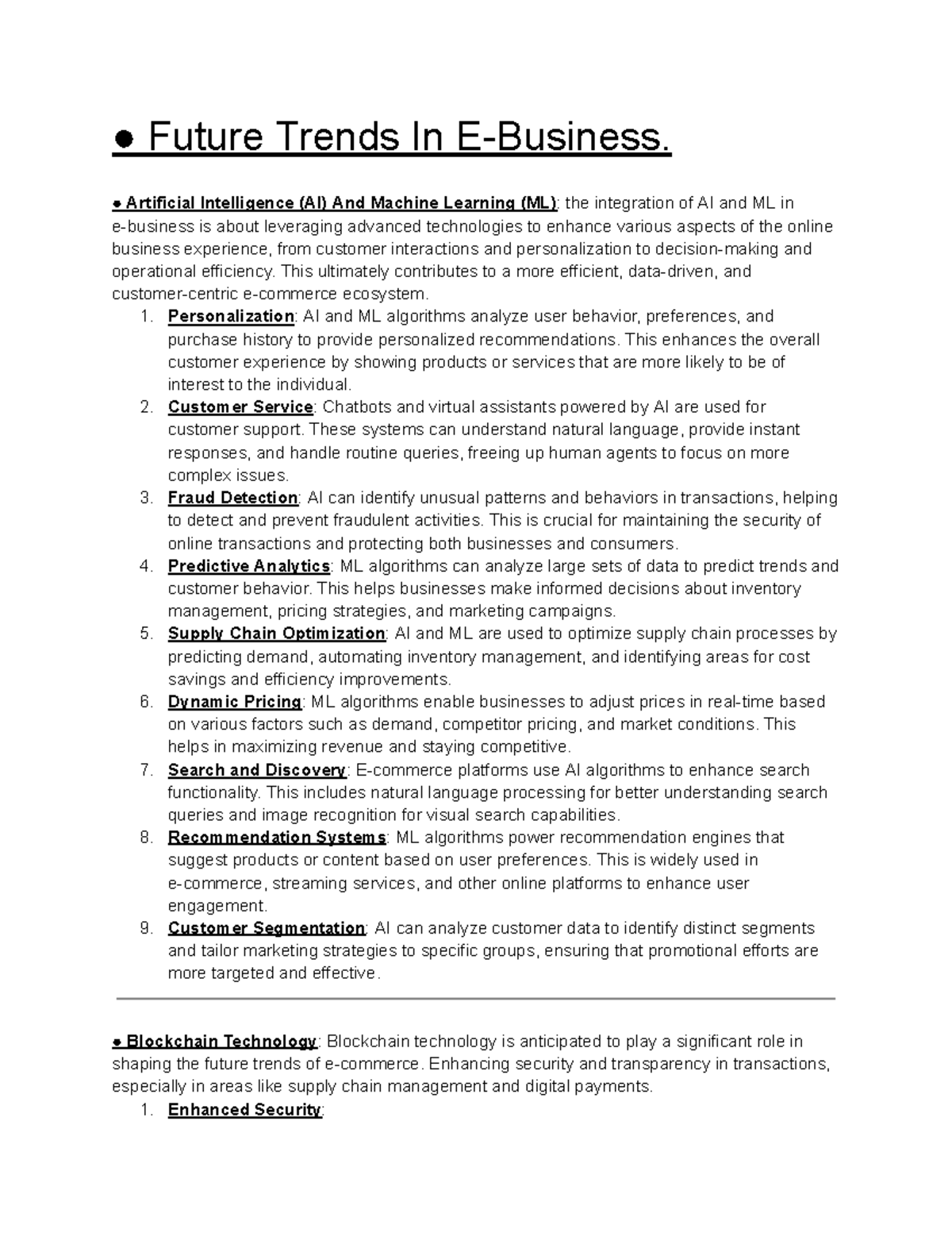 Future Trends In E-Business Conclusion And Key Takeaways - Future ...