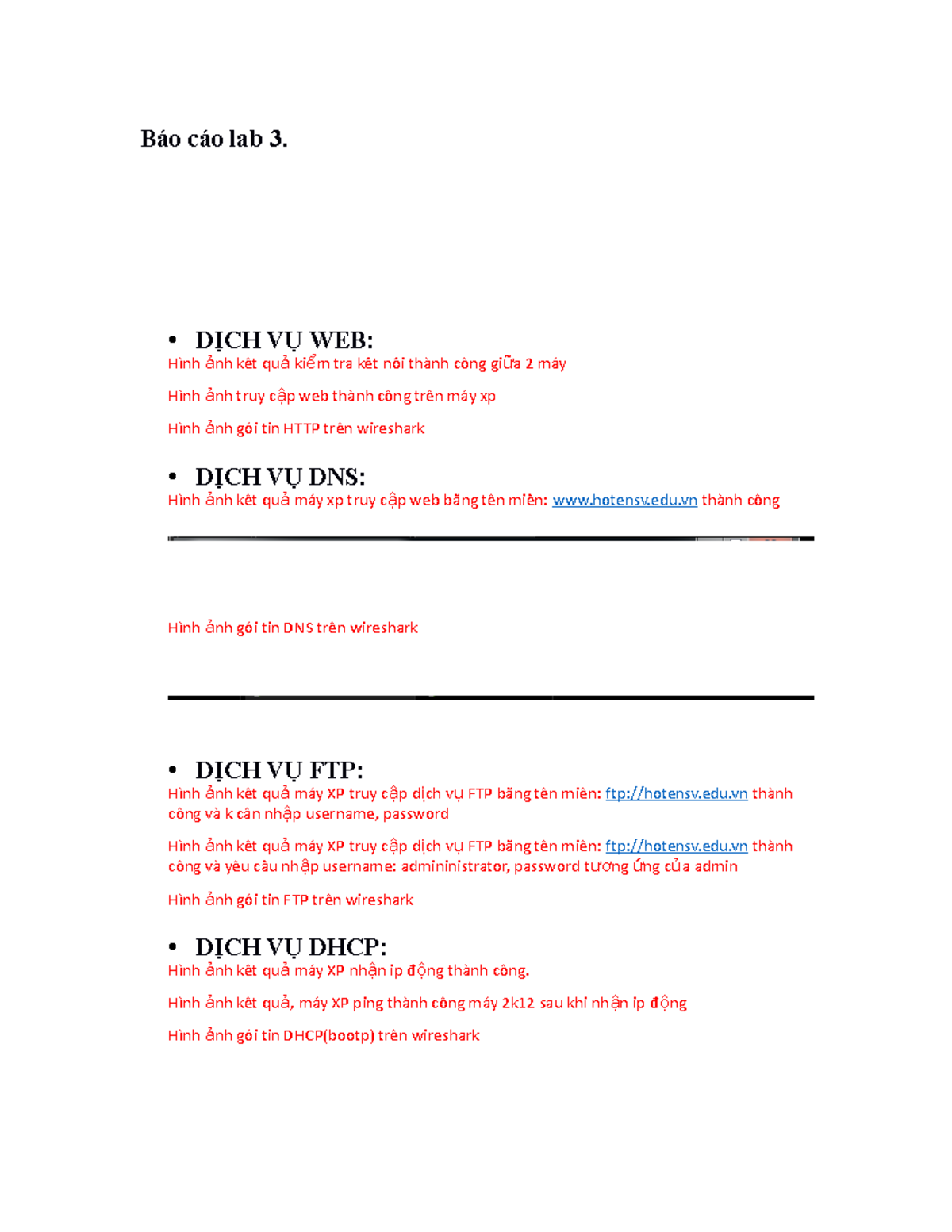 VU DANG KHOA - Báo cáo lab 3. • DỊCH VỤ WEB: Hình ảnh kếết qu ả ki ểm tra kếết nốếi thành cống ...