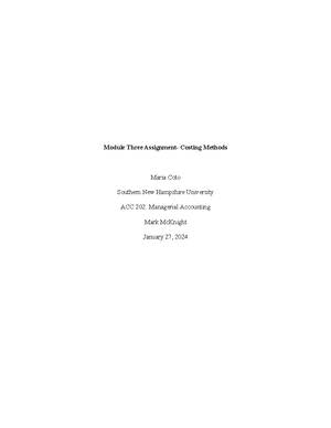 BUS 210 Module Four Journal - Maria Coto Module 4 Journal BUS 210 ...