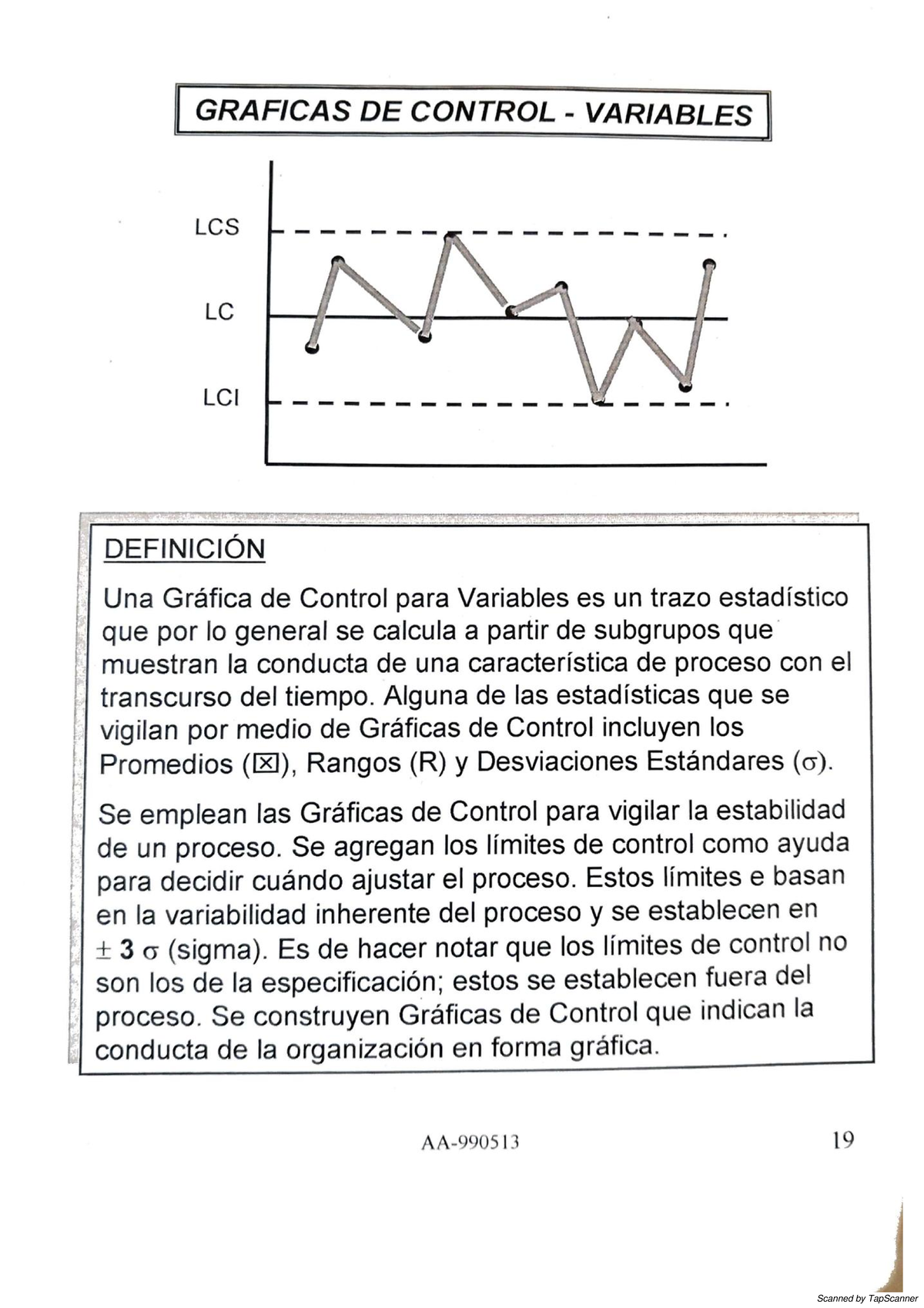 17 01 2020 05 - apuntes - GRAFICAS DE CONTROL VARIABLES LCS LC LCI ...