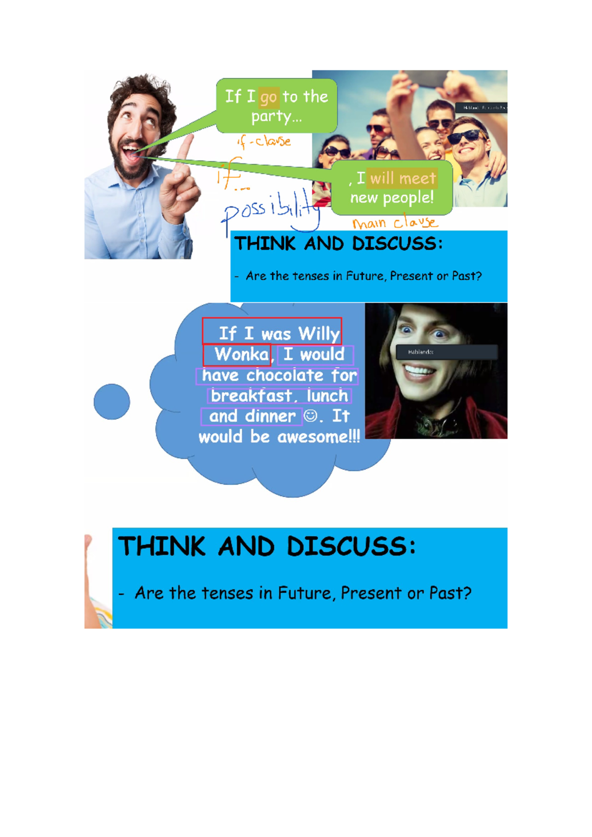 Class 06 - ingles - missed Would take Wouldn ́t have left saw Wouldn ́t ...