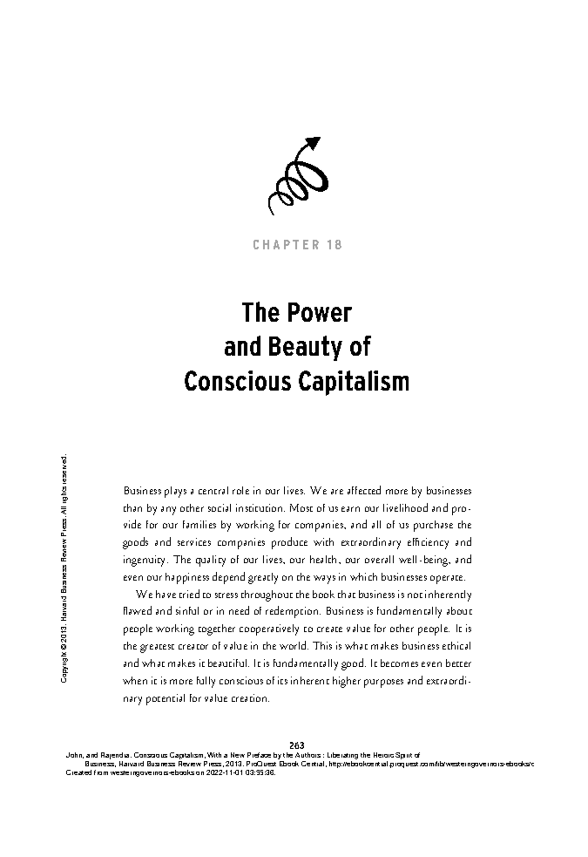 Conscious Capitalism, With a New Preface by the Au... - (Pg 34-48 ...