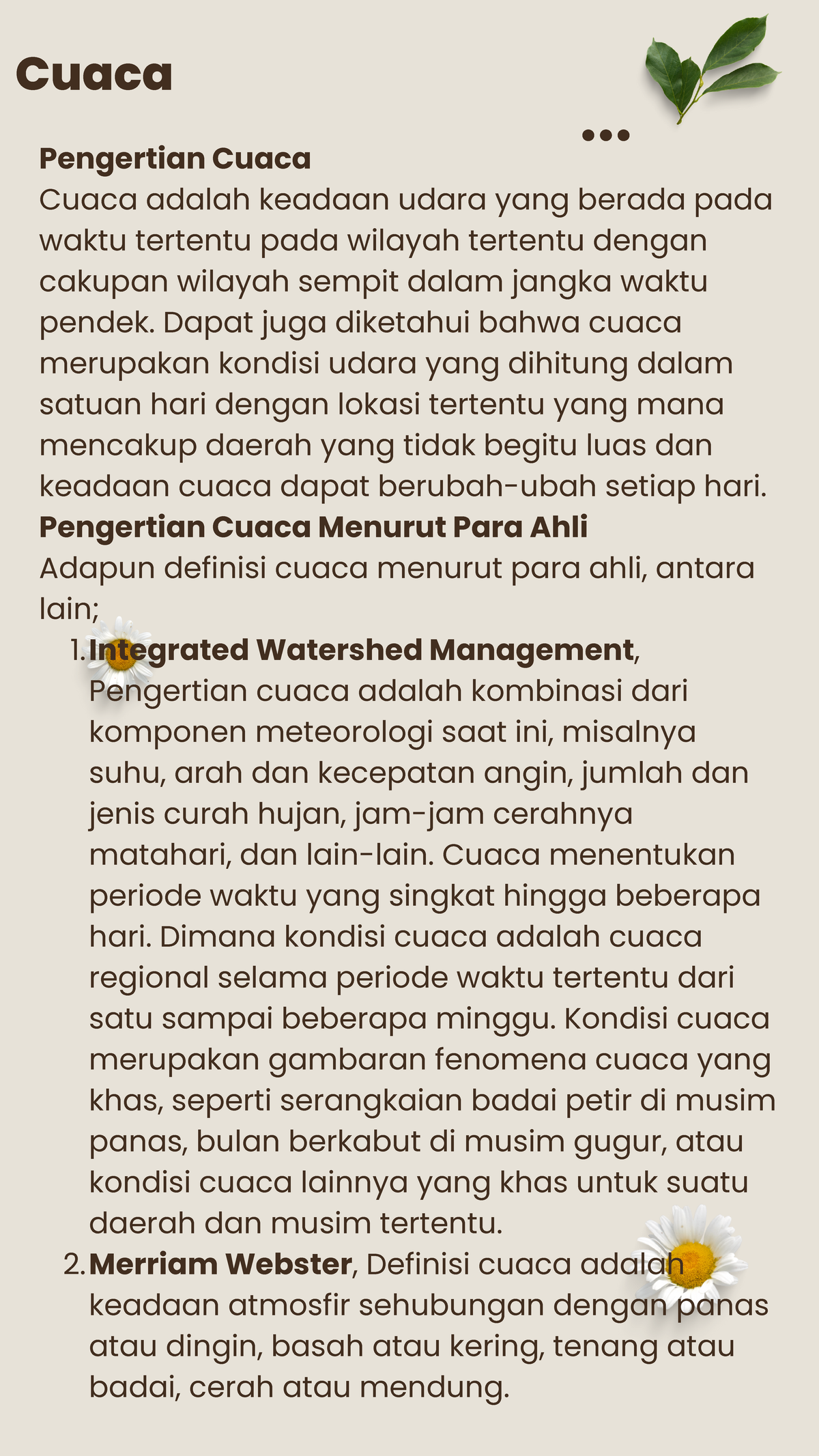 7. pengertian cuaca - Integrated Watershed Management, Pengertian cuaca ...