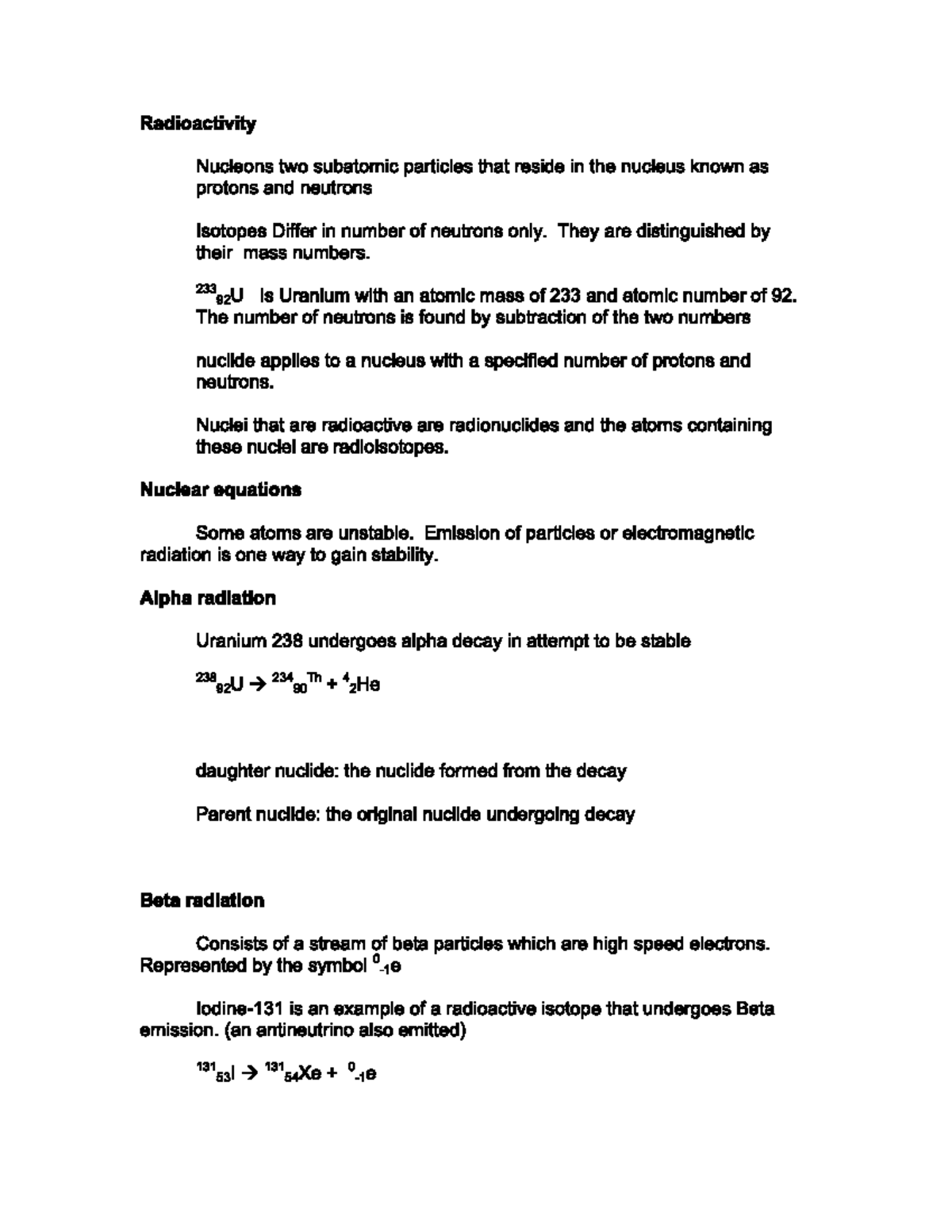 Nuclear chemistry 2 - Its lecture notes. - Inorganic Chemistry-II - Studocu