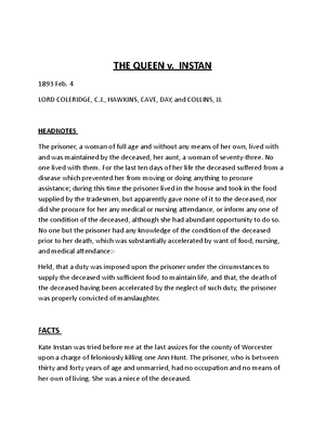 Consolidated Case Briefs of Offences Against Property Rights - Bernhard ...