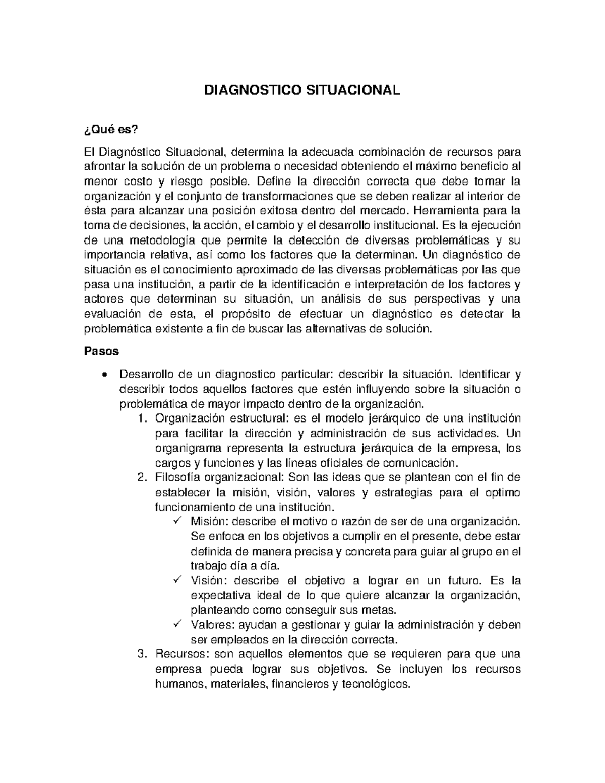 Diagnostico Situacional de Enfermería. ¿Cómo se realiza ...