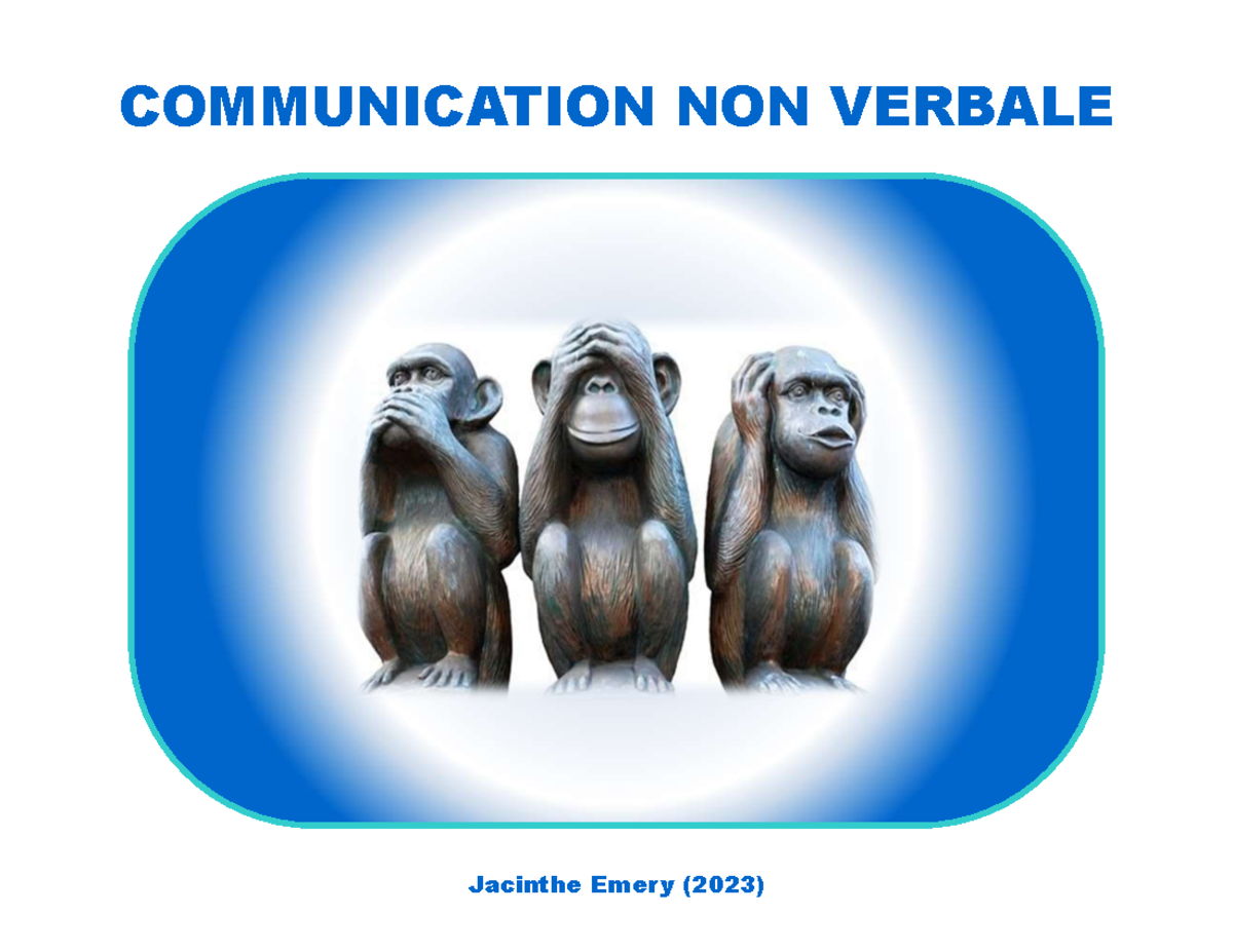 6-Communication non verbale-Ã©tudiants-A2023-diapositives ...