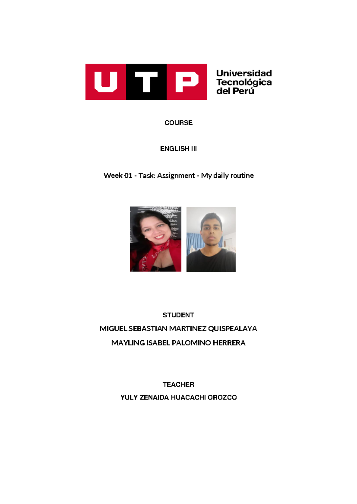 Ingles Iii Week 1 Course English Iii Week 01 Task Assignment My