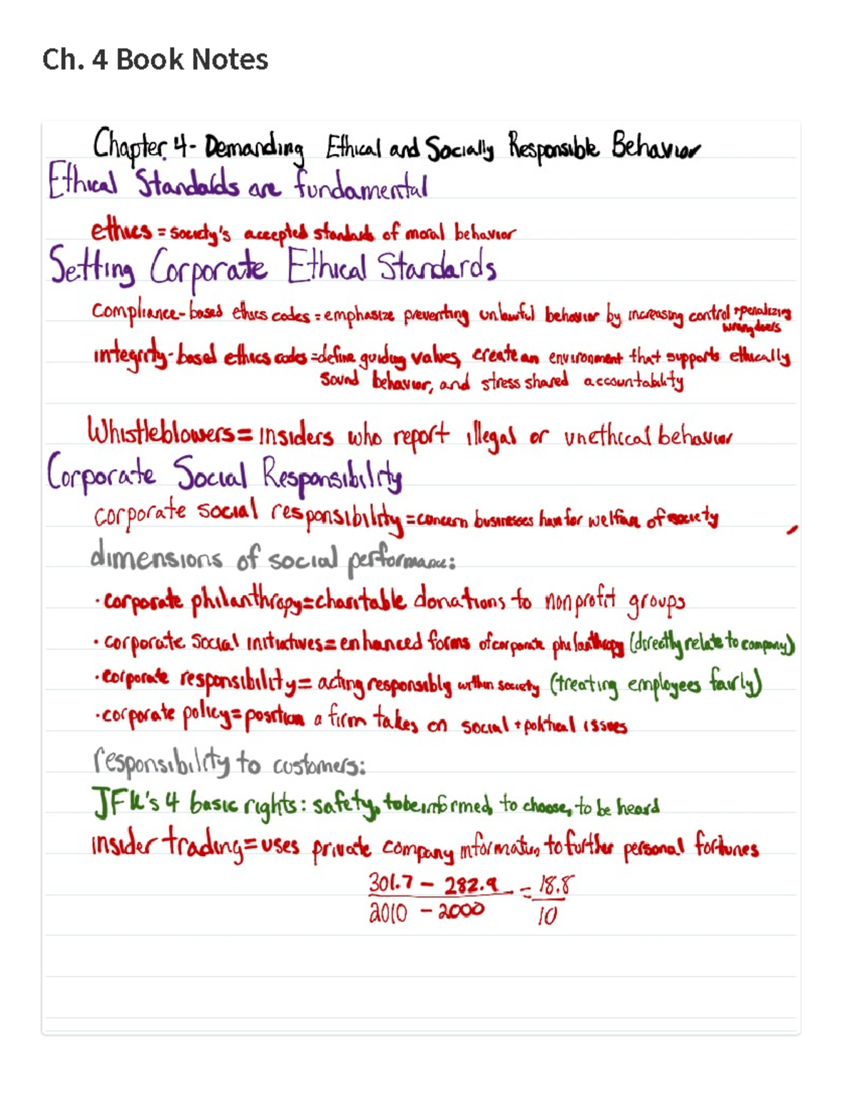 Intro to Business - Ch. 4 - BUS 10123 - Ch. 4 Book Notes - Studocu