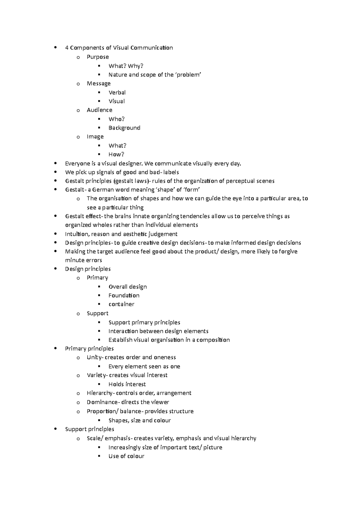 4 Components of Visual Communication - We communicate visually every ...