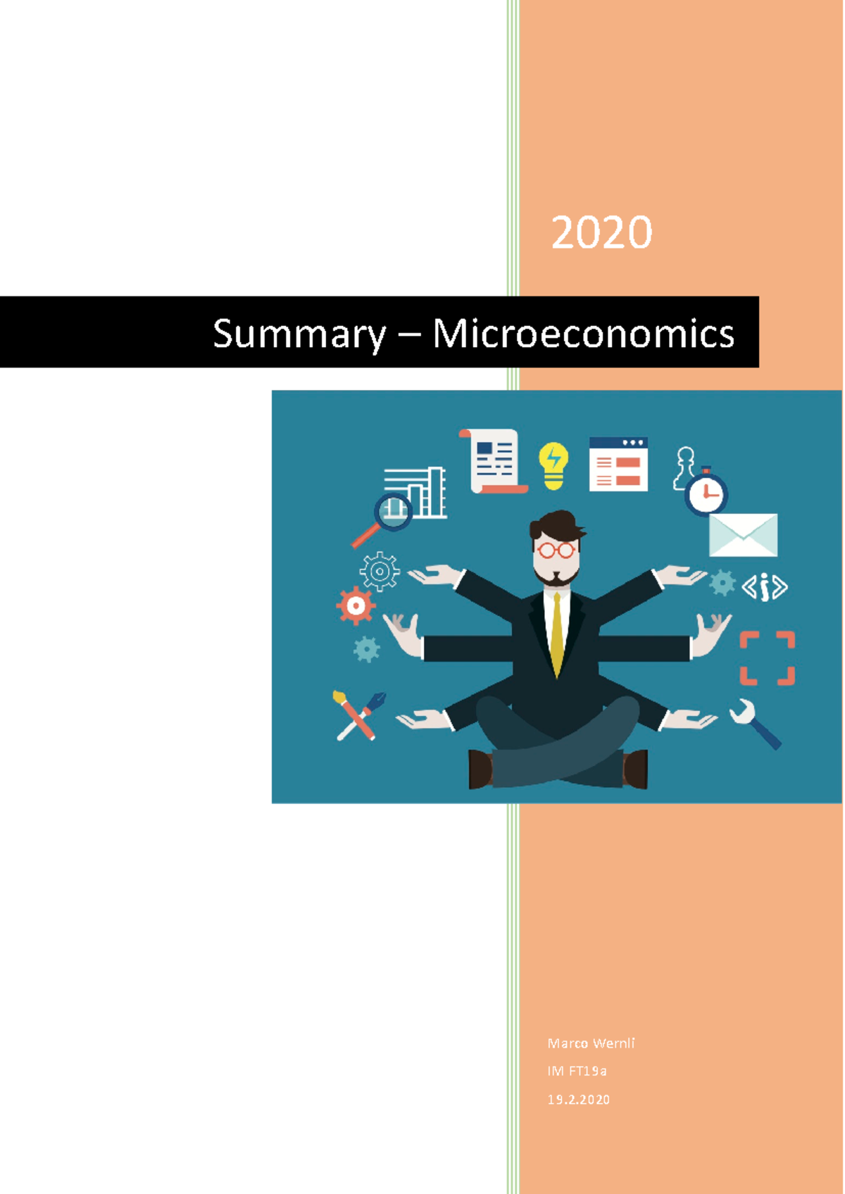 Summary - Microeconomics - FHNW - Studocu