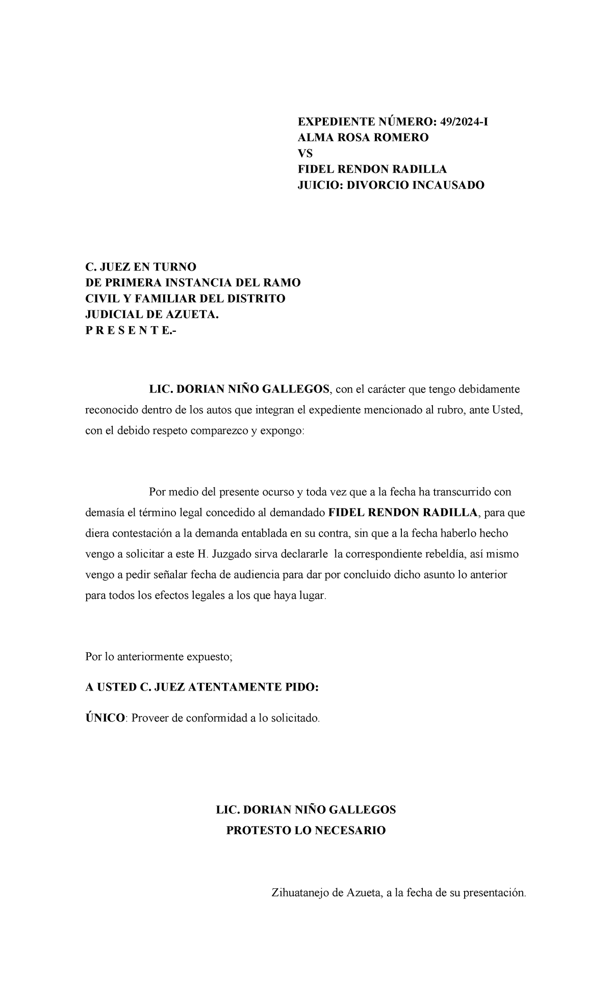 Rebeldia alma romero - plantas - EXPEDIENTE NÚMERO: 49/2024-I ALMA ROSA ...