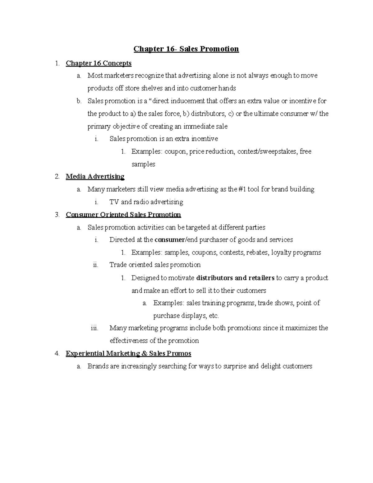 2020-advertising and campaigns-lecture notes chapter 16 - Chapter 16 ...
