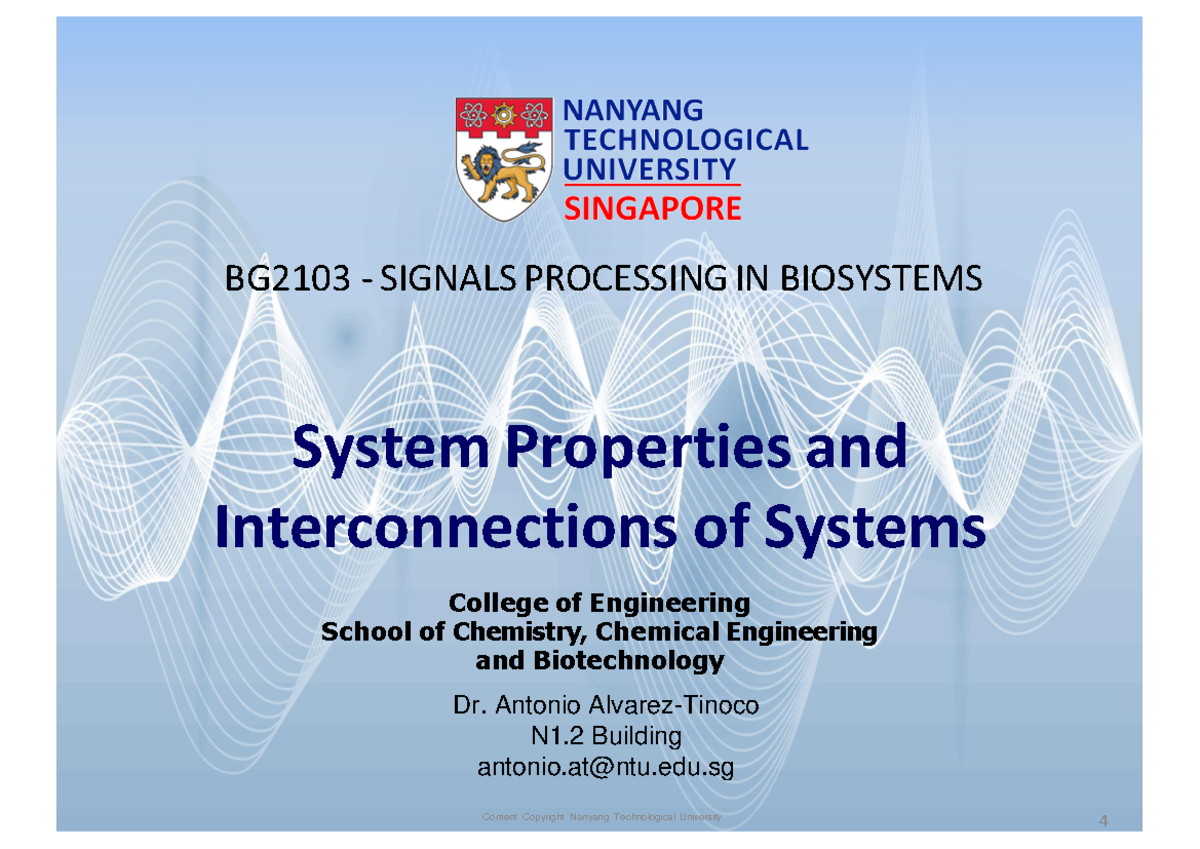 3 Introduction to system students (AA final) - BG 2103 - SIGNALS ...