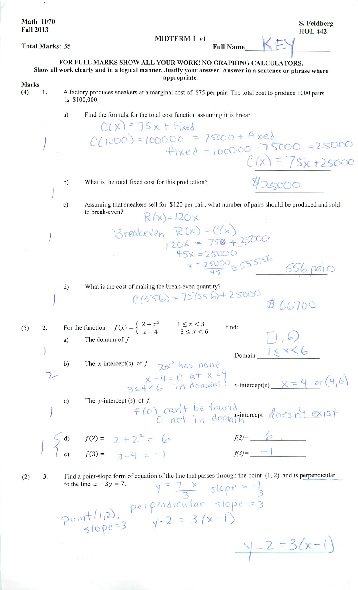 Midterm 1, answers - MATH 1070 - Studocu