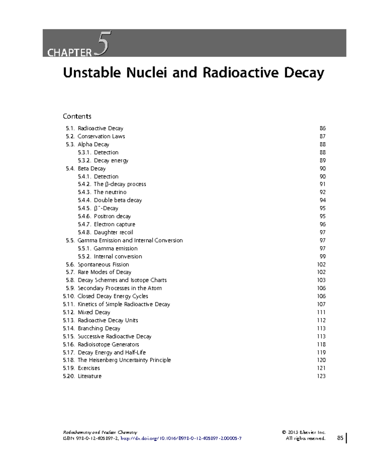 Unstable Nuclei and Radioactive Decay - Unstable Nuclei and Radioactive ...