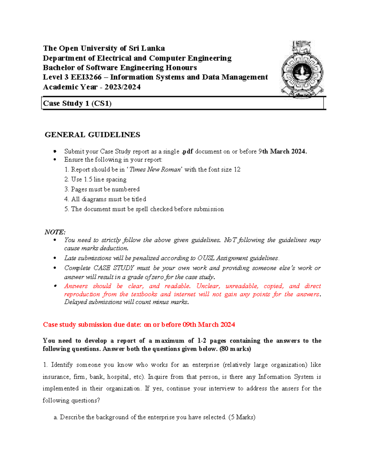 Case Study - Summary engineering mathematics 1A - The Open University ...