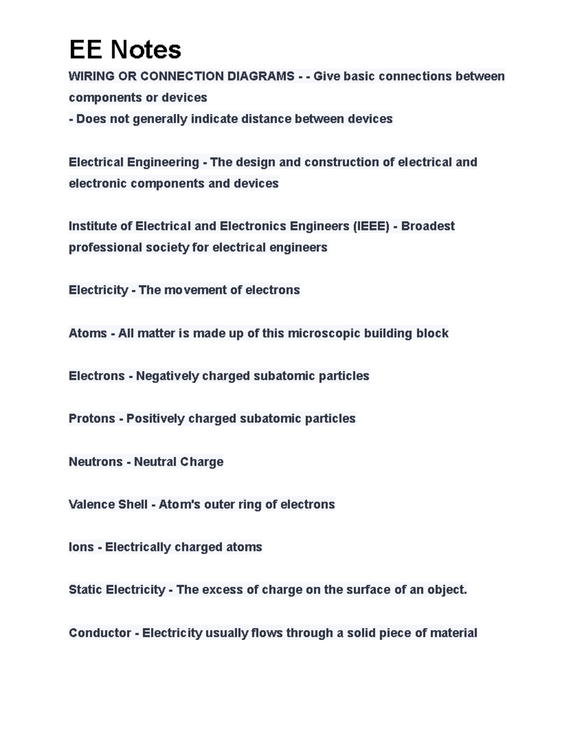 Electrical engine Part28 - EE Notes WIRING OR CONNECTION DIAGRAMS ...