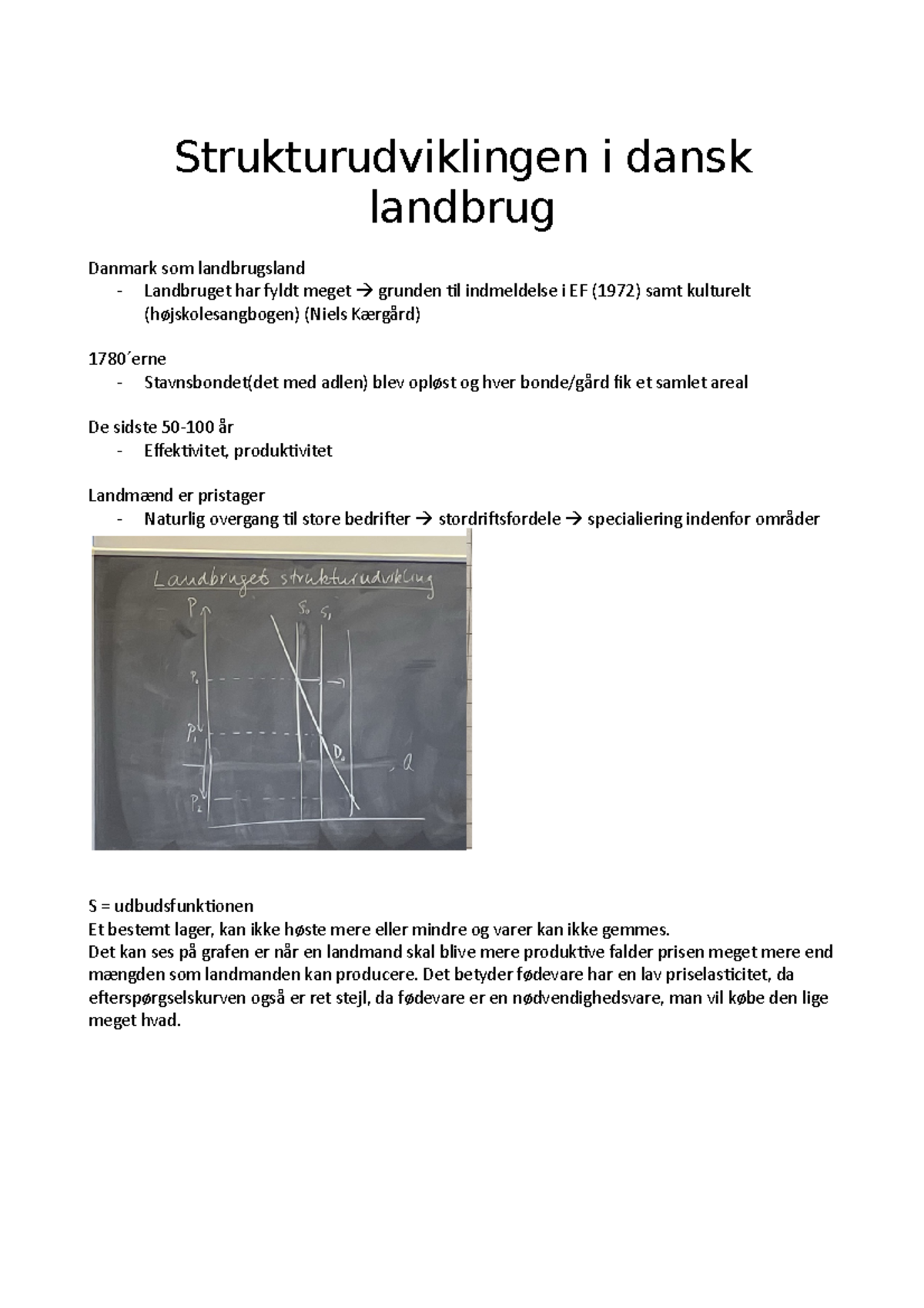 Strukturudviklingen i dansk landbrug - Strukturudviklingen i dansk ...